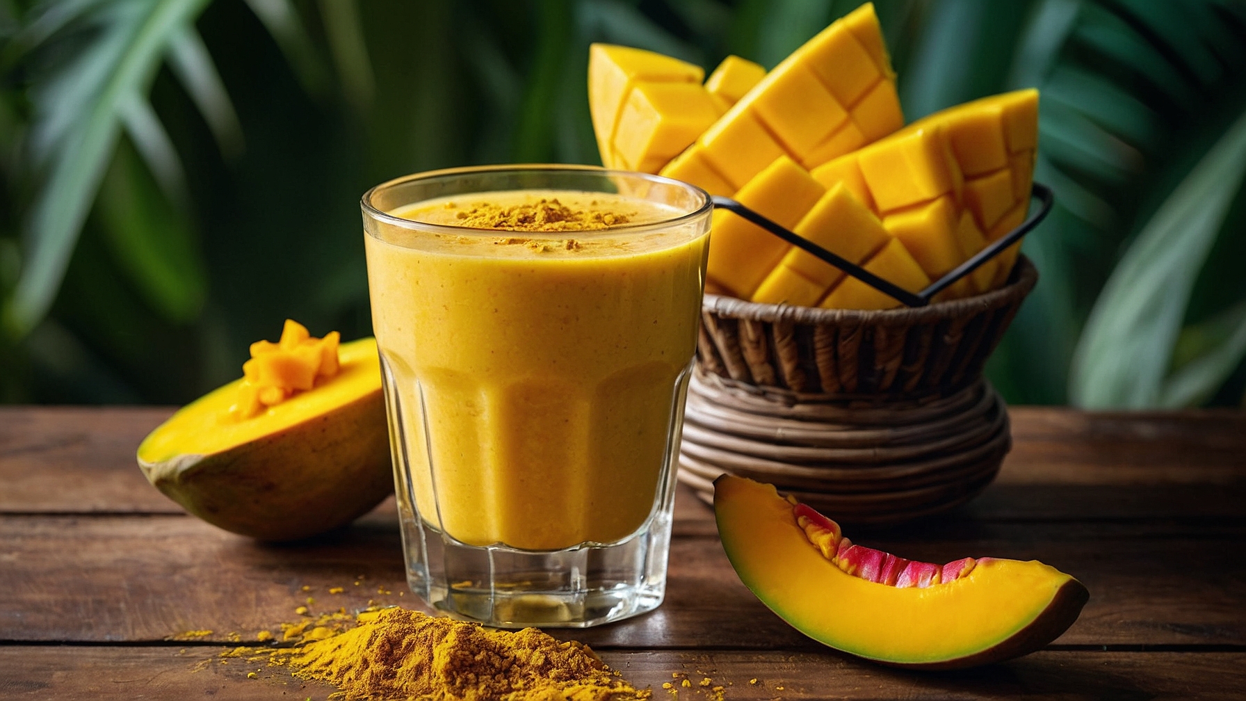 Organic Turmeric and Mango Smoothie - My Nutrition Foods